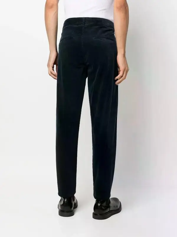 Aspesi Straight-leg Corduroy Trousers - Blue