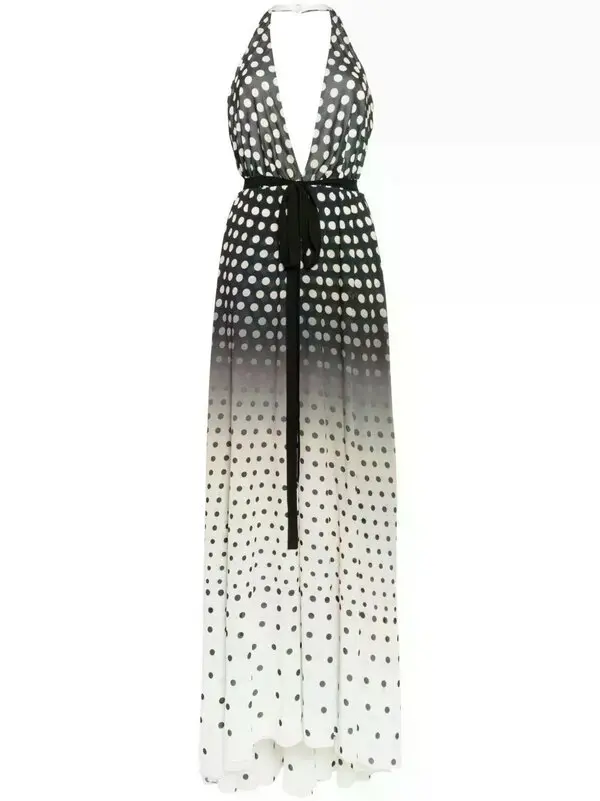 SAIID KOBEISY Gradient Printed Dress