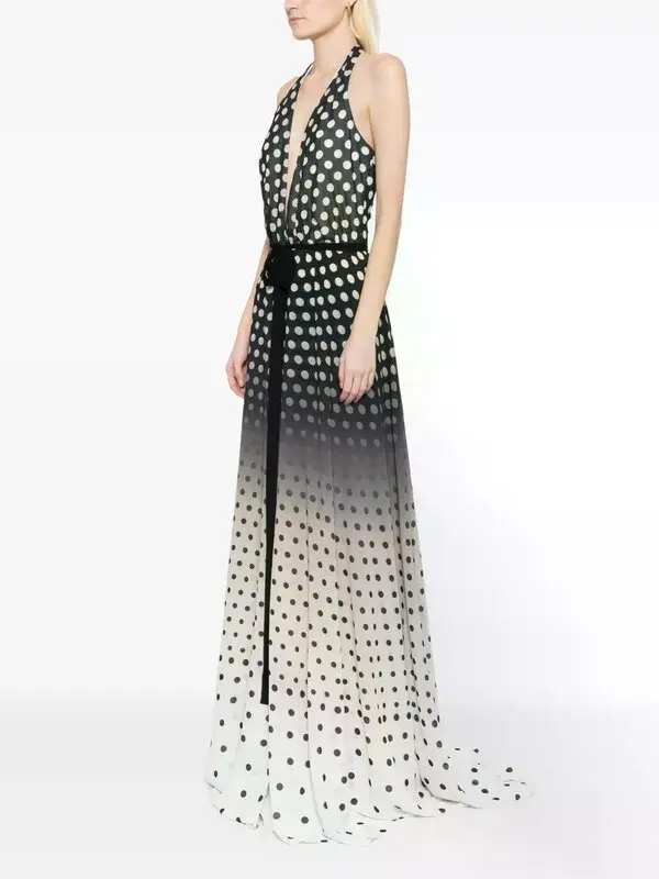 SAIID KOBEISY Gradient Printed Dress