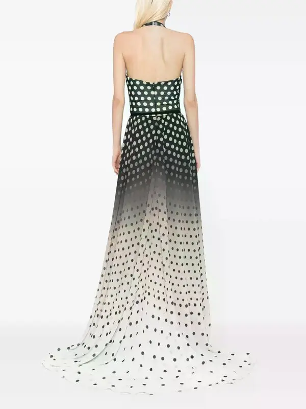 SAIID KOBEISY Gradient Printed Dress