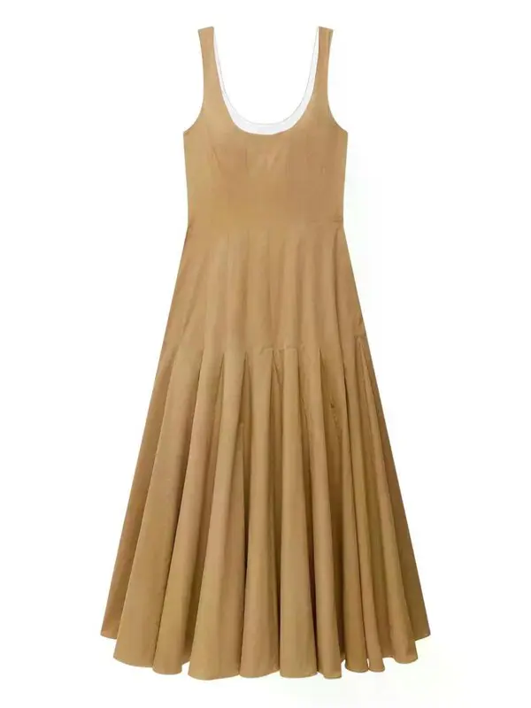 Another Tomorrow Tank Flared Dress