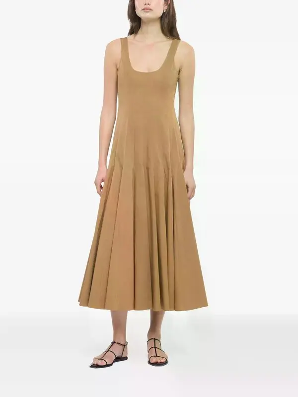 Another Tomorrow Tank Flared Dress