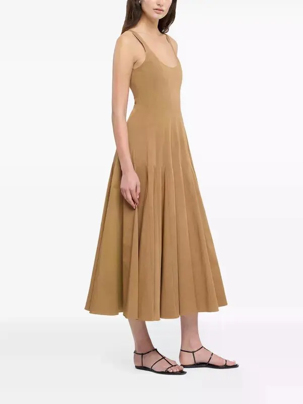 Another Tomorrow Tank Flared Dress