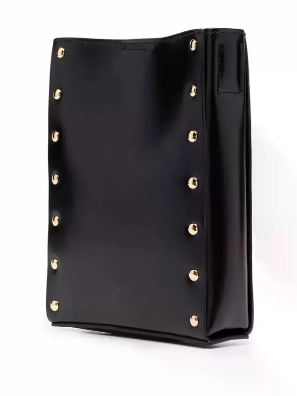 JIL SANDER Embellished Tangle Shoulder Bag - Black