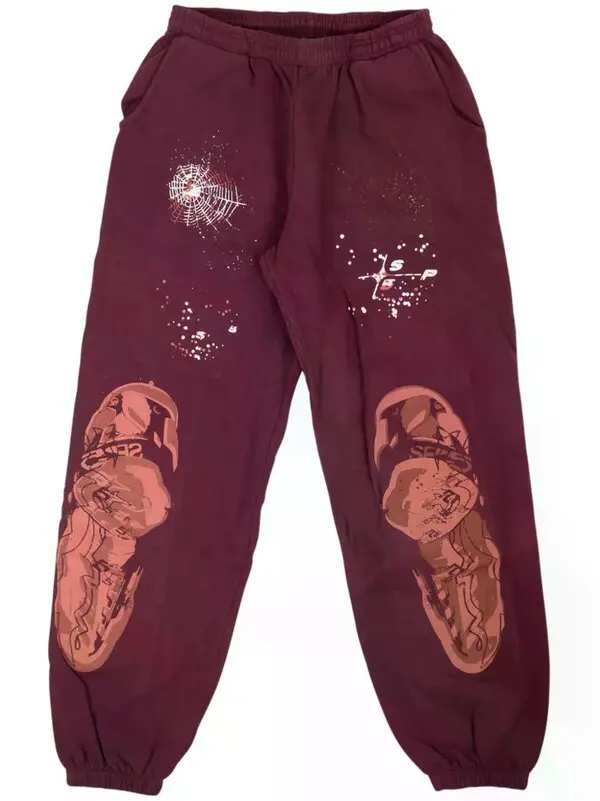 SP5DER Nocturnal Highway Cotton Track Pants