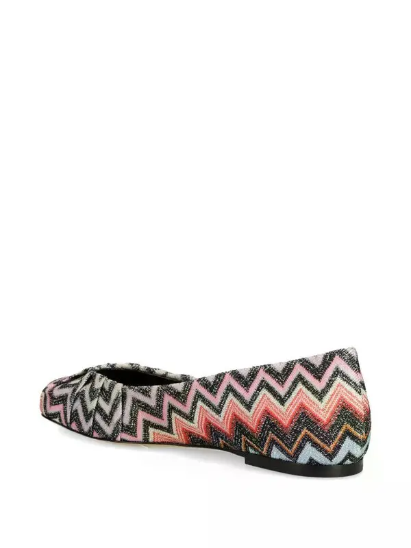 Missoni Zigzag-patterned Ballerinas