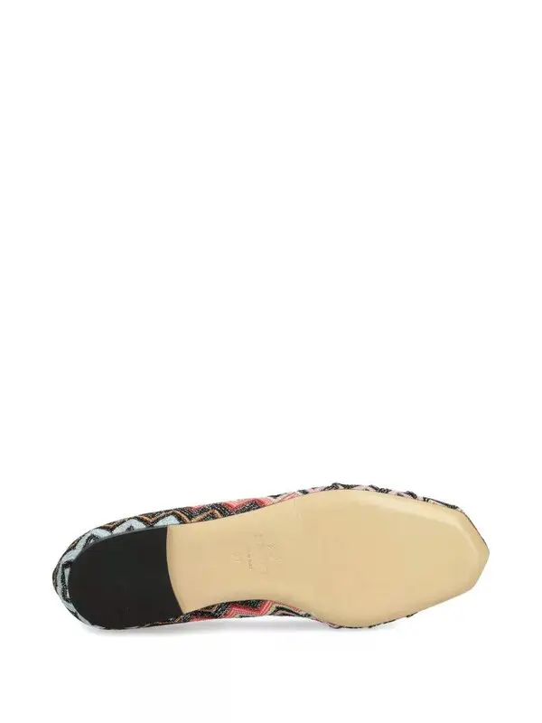 Missoni Zigzag-patterned Ballerinas