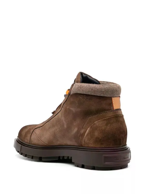 Santoni Suede Boots