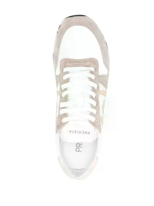 Premiata Eric Leather Low-top Sneakers - Neutrals