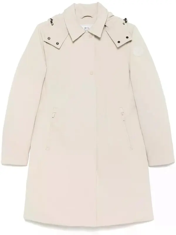 Woolrich Hooded Padded Parka - Neutrals