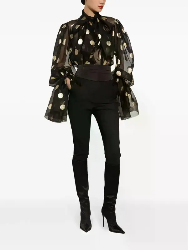 Dolce & Gabbana Ruffled-cuff Blouse