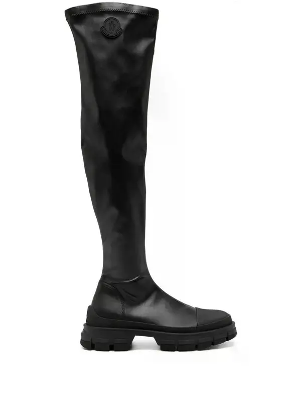 Moncler Over-the-knee Boots - Black