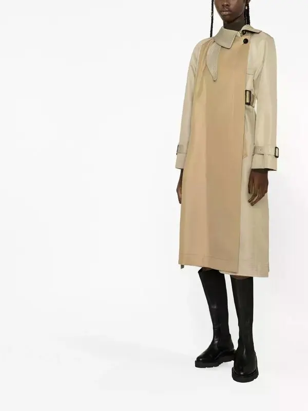 Sacai Two-tone Buttoned Coat