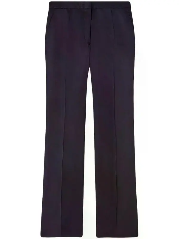 JIL SANDER Pressed-crease High-waisted Trousers