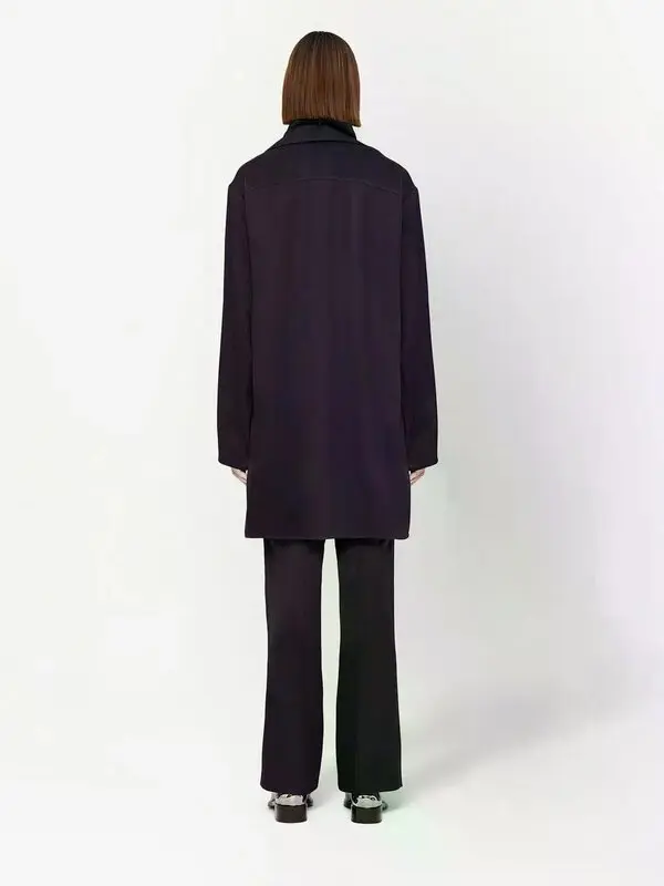 JIL SANDER Pressed-crease High-waisted Trousers