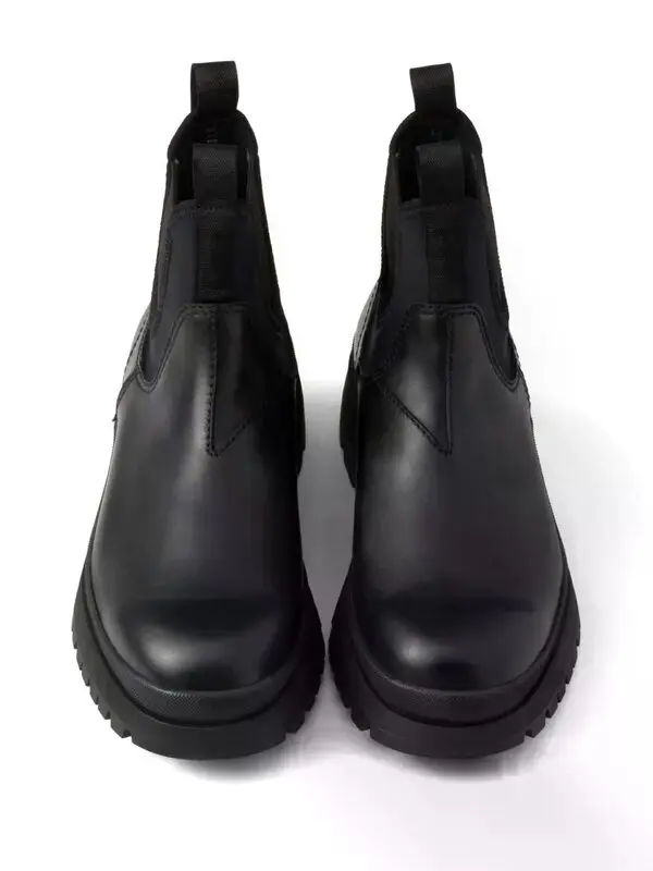Prada Leather Chelsea Boots