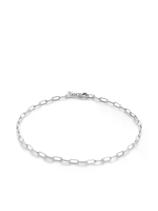 Monica Vinader Sterling Paperclip Chain Bracelet - Silver