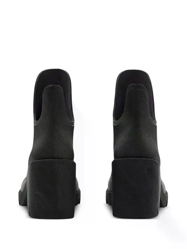 Burberry Marsh Ankle Rain Boots - Black