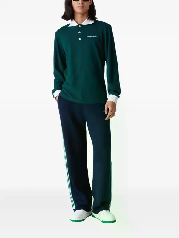 Casablanca Long-sleeve Polo Shirt