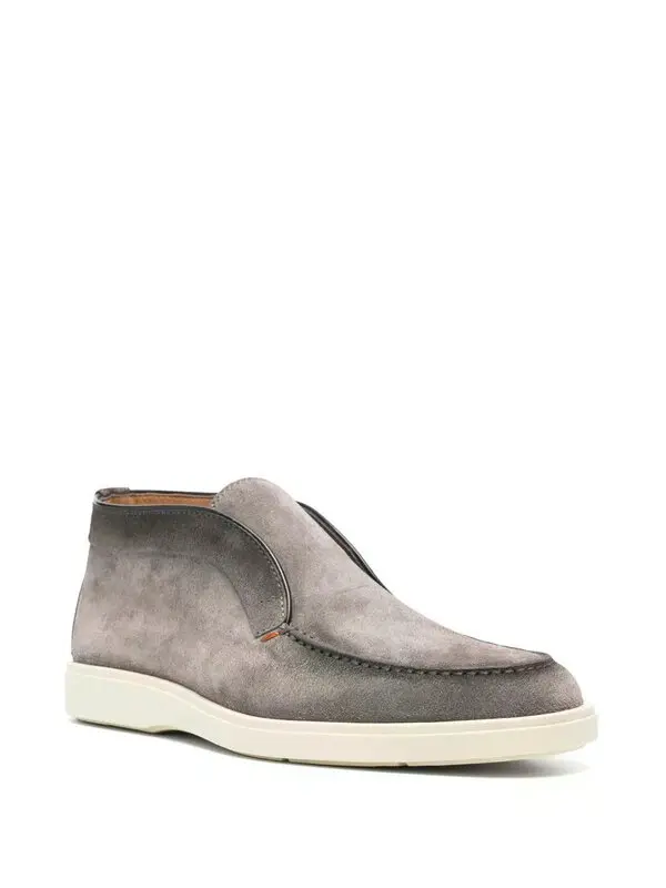 Santoni Suede Desert Boots - Grey