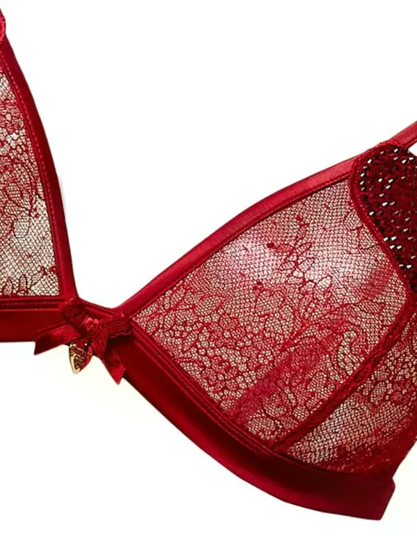 TWINSET Lace Triangle Bra And Briefs Set