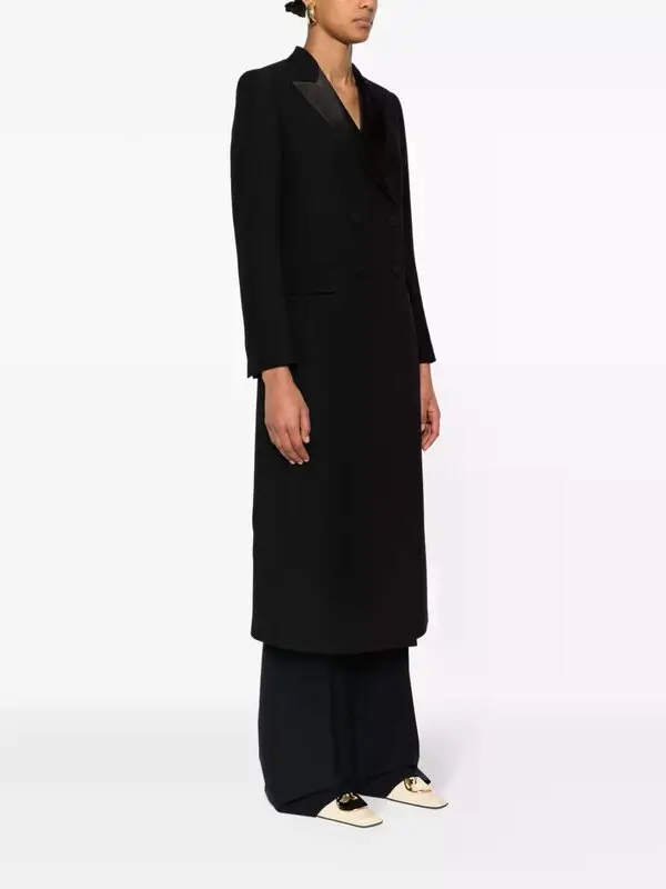 Fabiana Filippi Double-breasted Wool-silk Coat