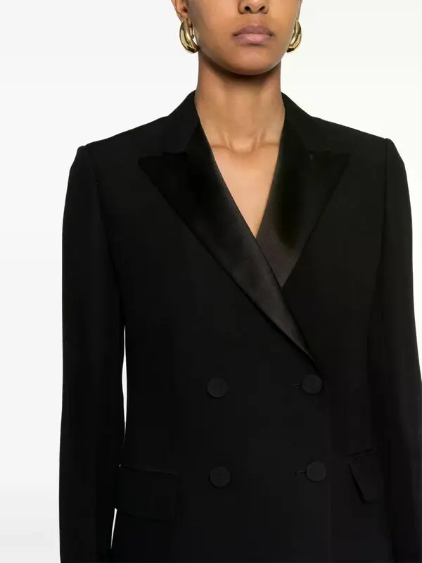 Fabiana Filippi Double-breasted Wool-silk Coat