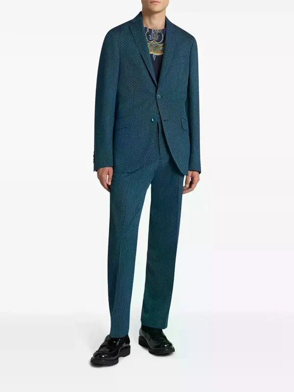 Etro Motif Embroidery Trousers