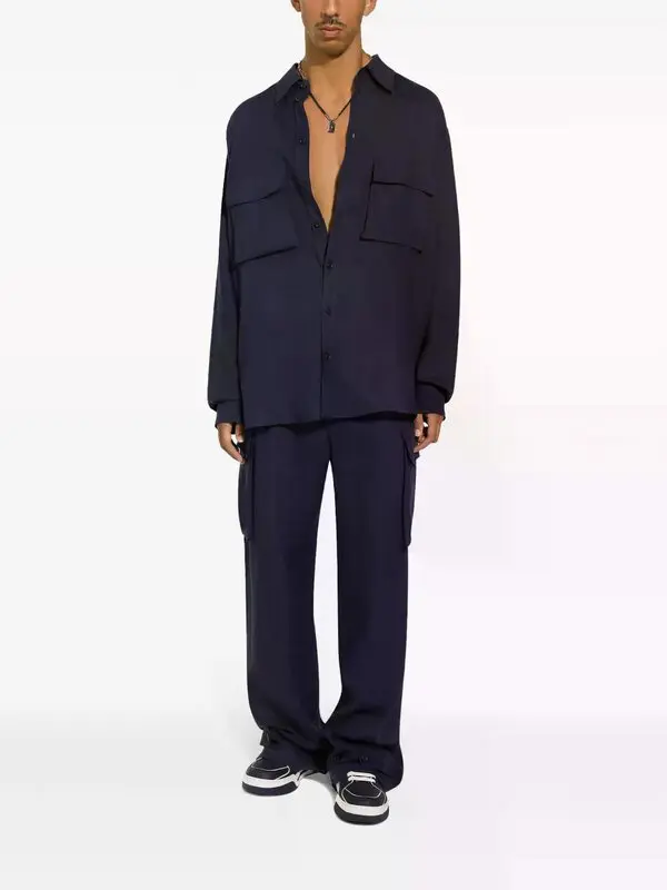 Dolce & Gabbana Button-up Linen Shirt