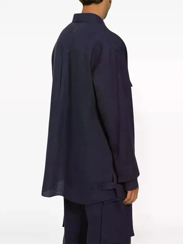 Dolce & Gabbana Button-up Linen Shirt