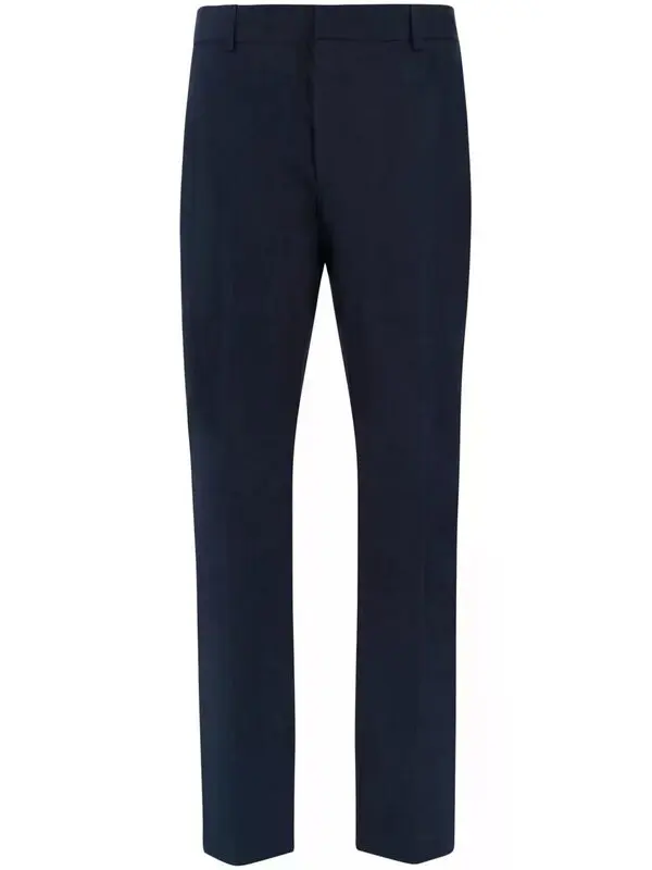 PT TORINO Cotton Blend Straight-leg Trousers