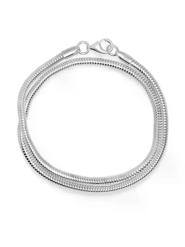 NIALAYA JEWELRY Sterling Wrap-around Chain Bracelet - Silver