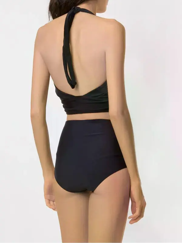 AMIR SLAMA Sequin Embroidered Bikini Set