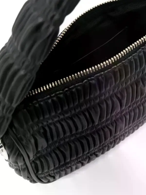 Marc Jacobs Shirred Faux Leather Shoulder Bag
