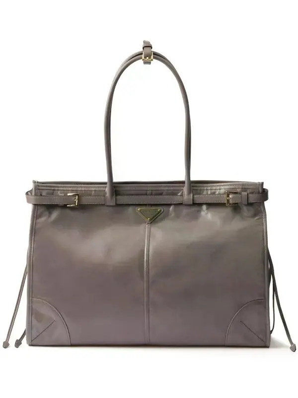 Prada Large Bonnie Tote Bag - Grey
