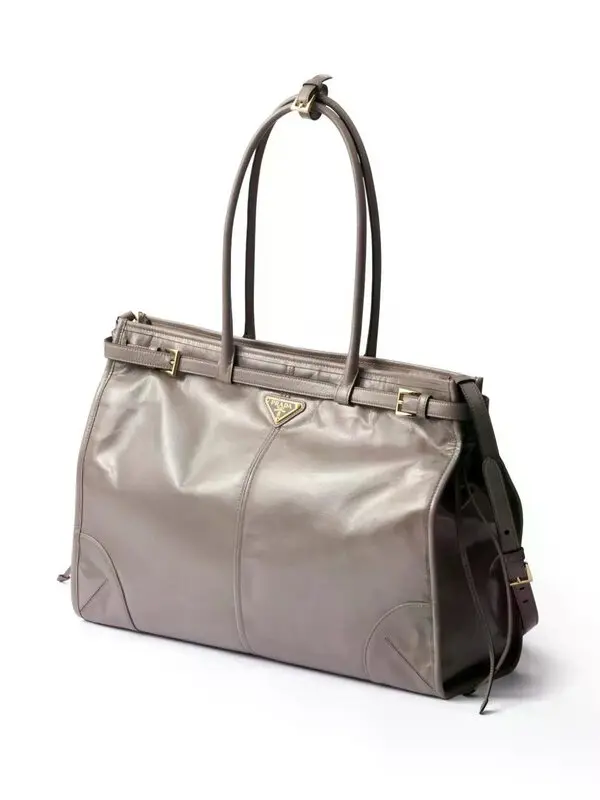 Prada Large Bonnie Tote Bag - Grey