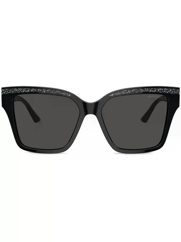 JIMMY CHOO Square-frame Sunglasses - Black