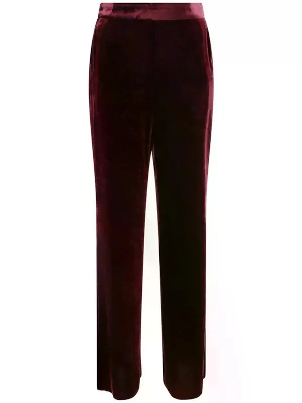 Etro Velvet Straight-leg Trousers