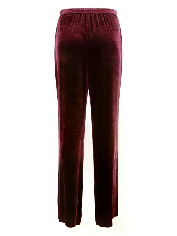 Etro Velvet Straight-leg Trousers