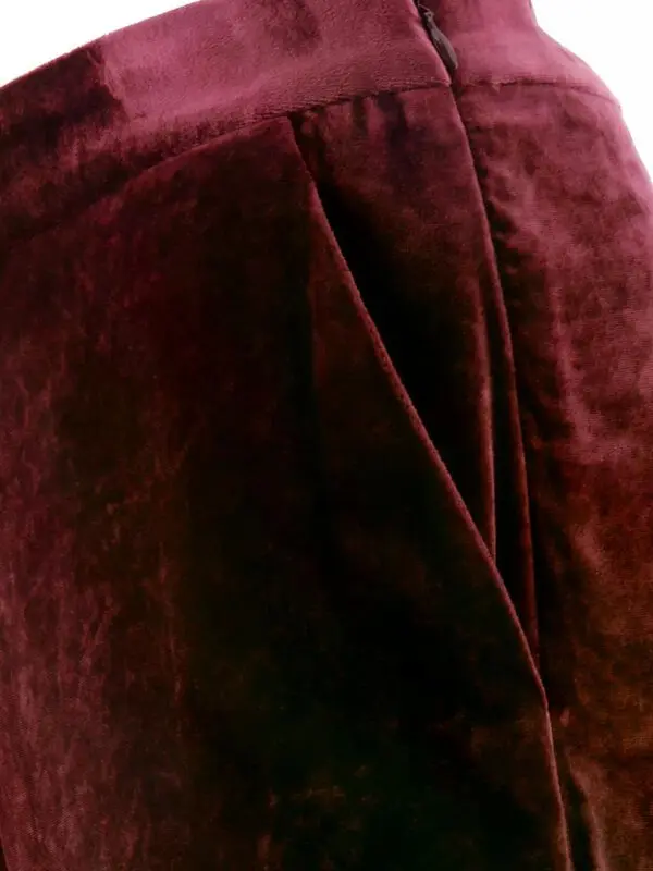 Etro Velvet Straight-leg Trousers