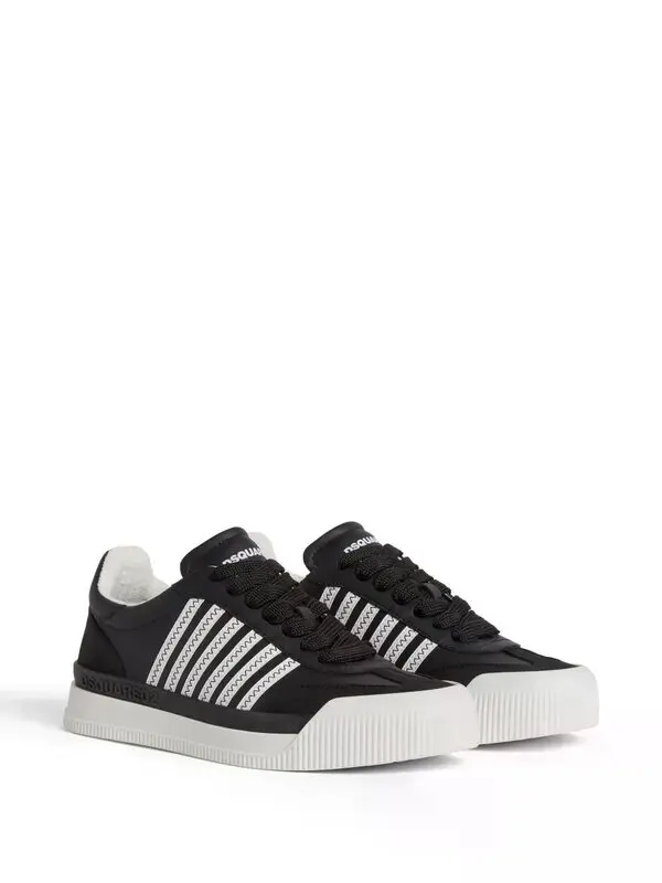 Dsquared2 Jersey Leather Sneakers