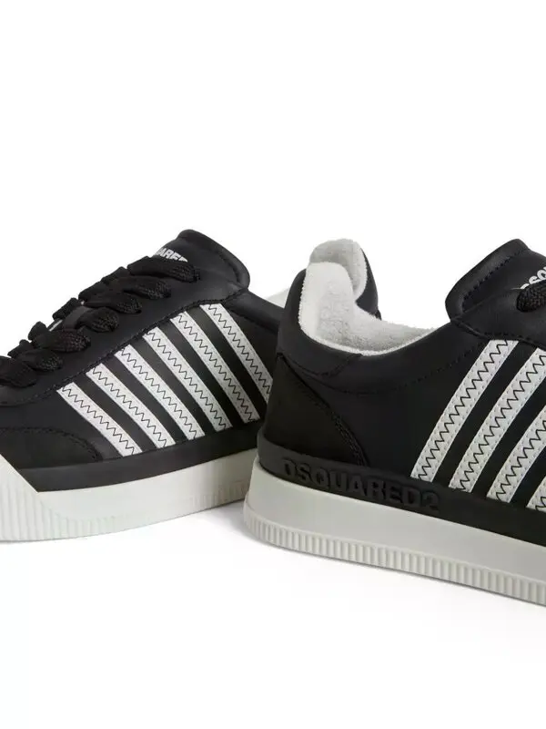 Dsquared2 Jersey Leather Sneakers