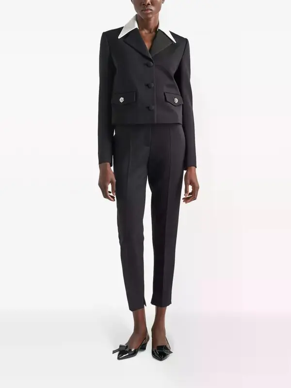 Prada Wool Sateen Trousers