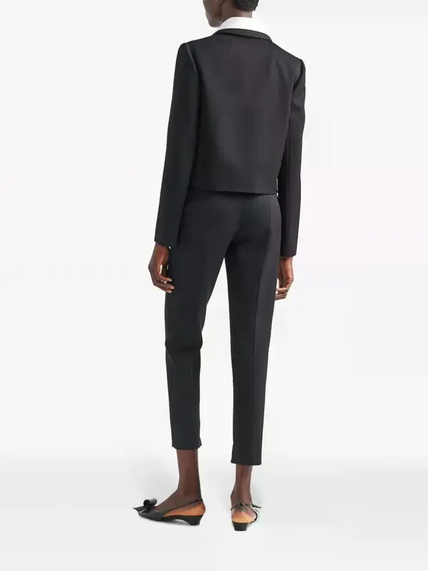Prada Wool Sateen Trousers