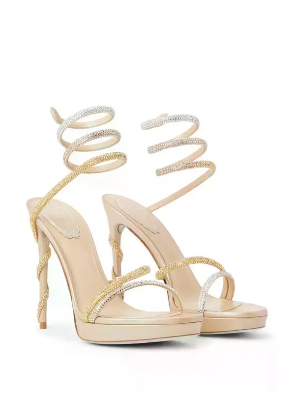 Rene Caovilla 120mm Margot Embellished Stiletto Sandals