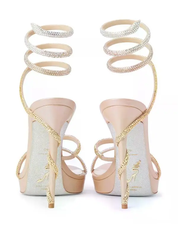 Rene Caovilla 120mm Margot Embellished Stiletto Sandals