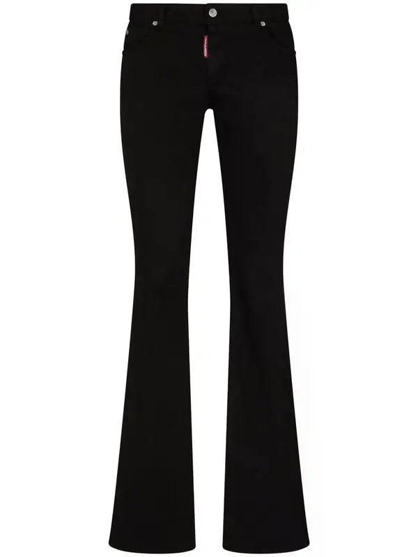 Dsquared2 Twiggy Flared Jeans - Black