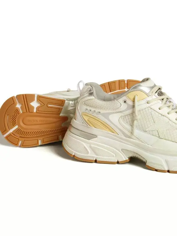 GOLDEN GOOSE Lightstar Leather Sneakers - White