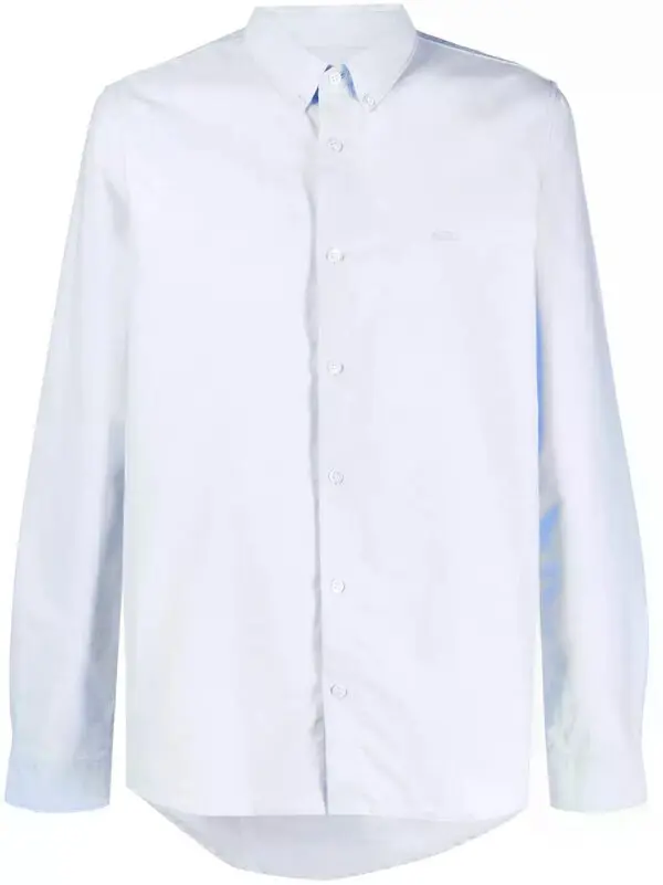 A.p.c. Logo-embroidered Button-down Shirt