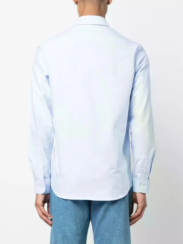 A.p.c. Logo-embroidered Button-down Shirt